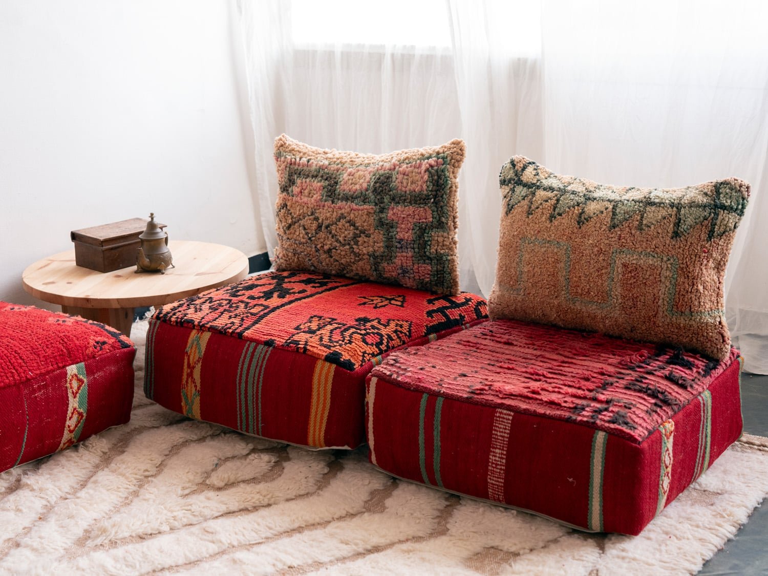 4 Places Modular Morocco Floor Couch - ASALA LIVING