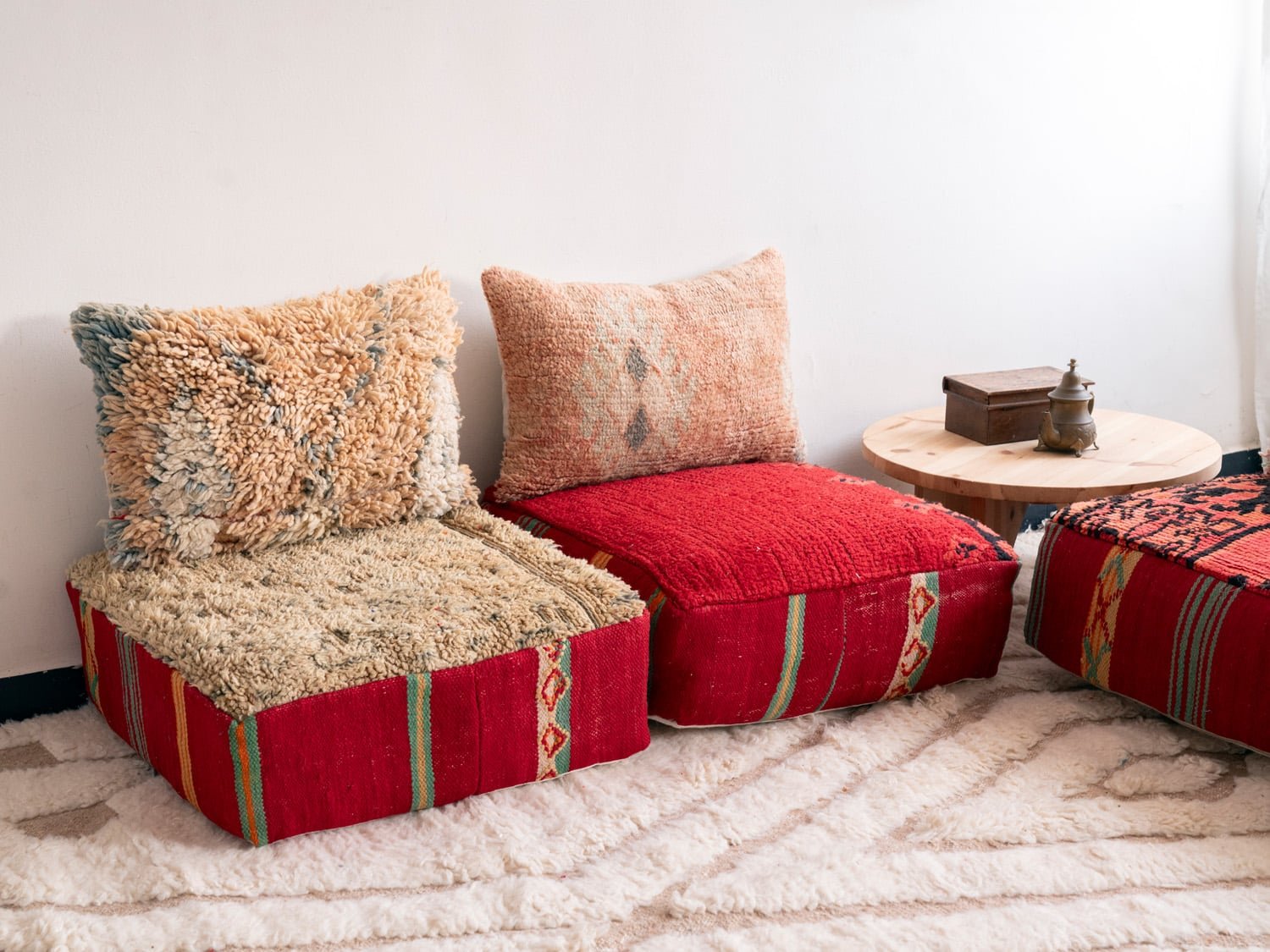 4 Places Modular Morocco Floor Couch - ASALA LIVING