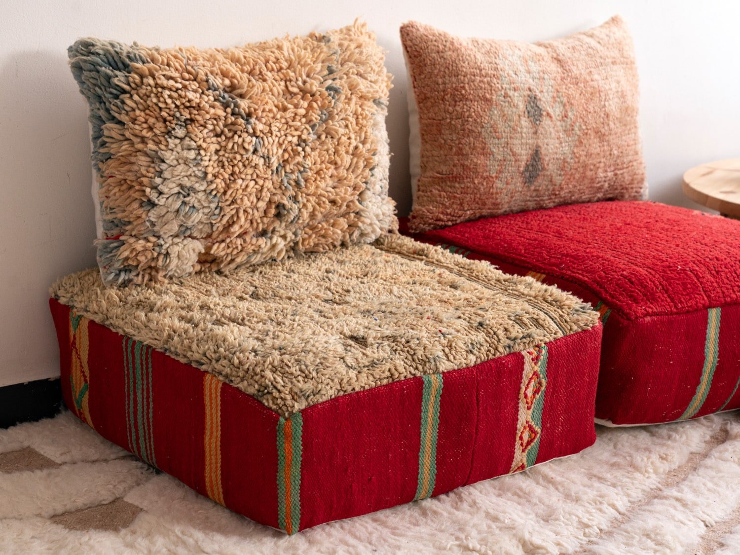 4 Places Modular Morocco Floor Couch - ASALA LIVING