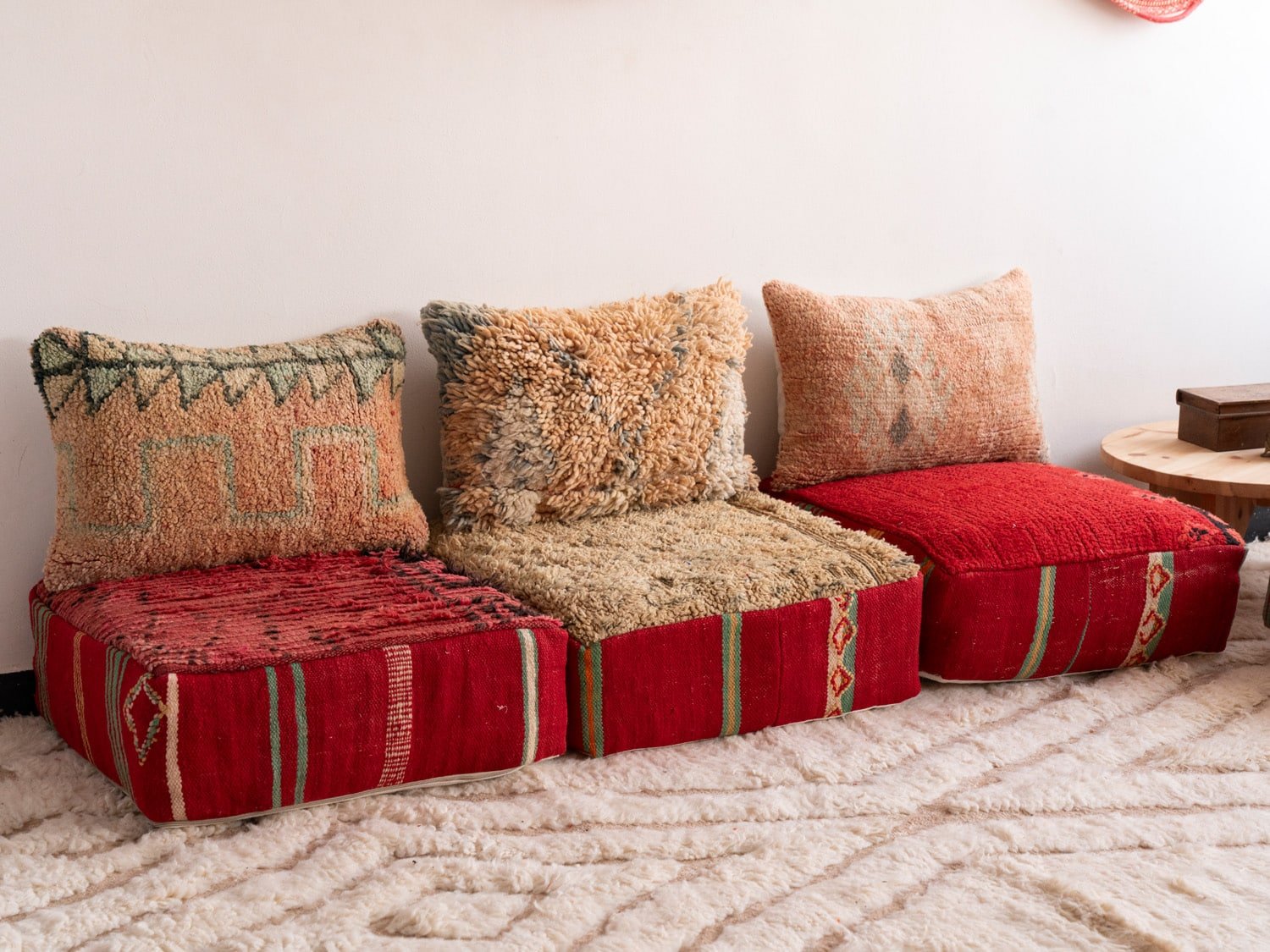 4 Places Modular Morocco Floor Couch - ASALA LIVING