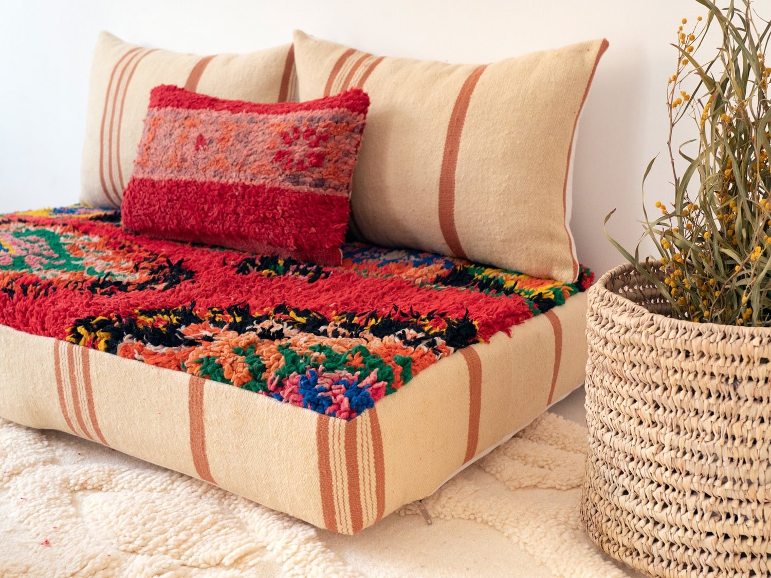 4 ft Floor Couch Set - ASALA LIVING