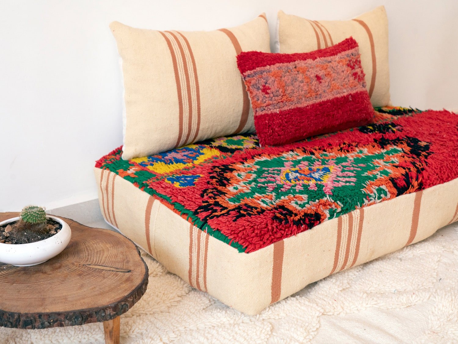 4 ft Floor Couch Set - ASALA LIVING